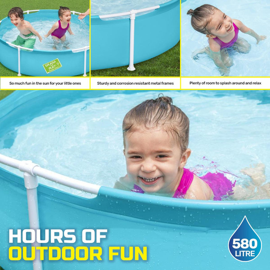 Bestway 1.52m x 38cm Kids Above Ground Pool Quality Construction 580 L